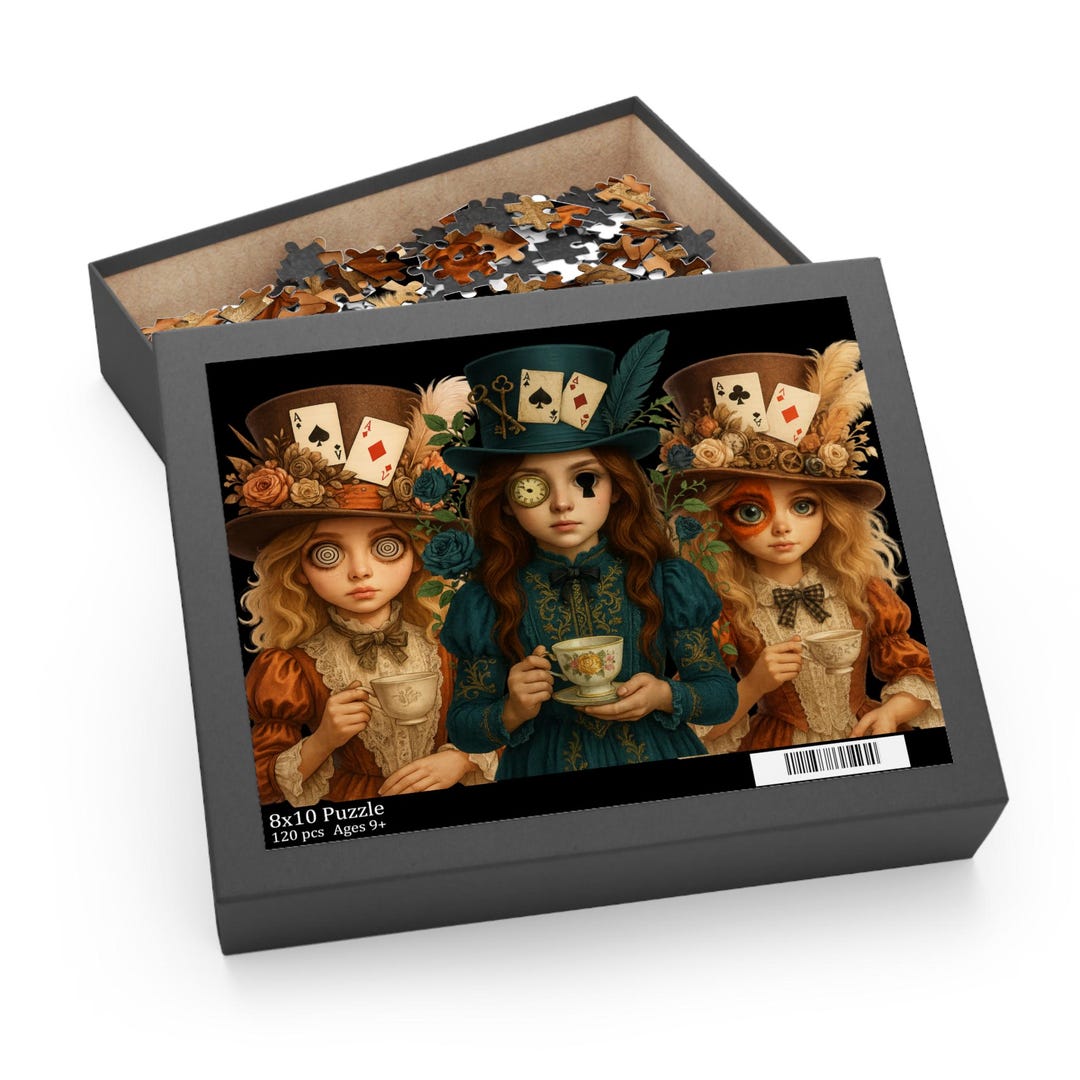 Weird Art Whimsical Weirdland Jigsaw Puzzle Tea Party Girls 120, 252 ...