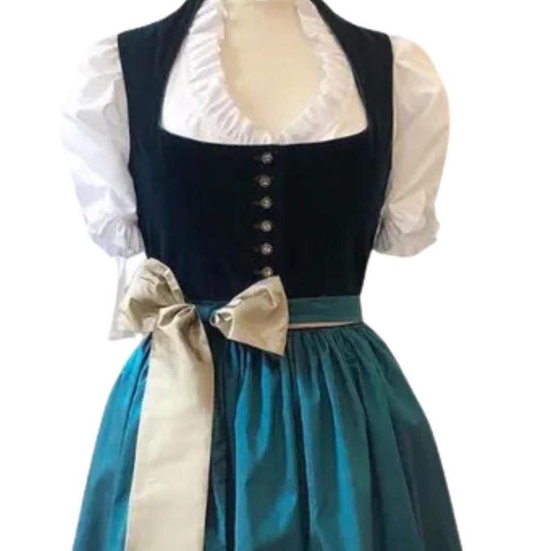 NEW COLLECTION: Zinc Velvet Outfit | Modern Grey Velvet Dirndl | Unique ...