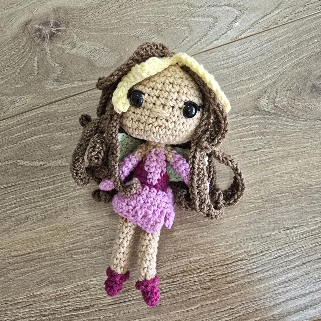 PATTERN Crocheted Doll Winx Flora Amigurumi - Etsy