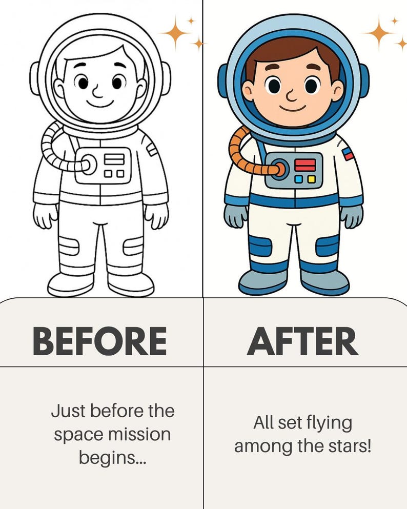 12 Fun Professions Coloring Pages | Before and After | Printable ...