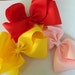 10 Extra Large Grosgrain Boutique Bows, Approx. 6" Widetexas Style ...