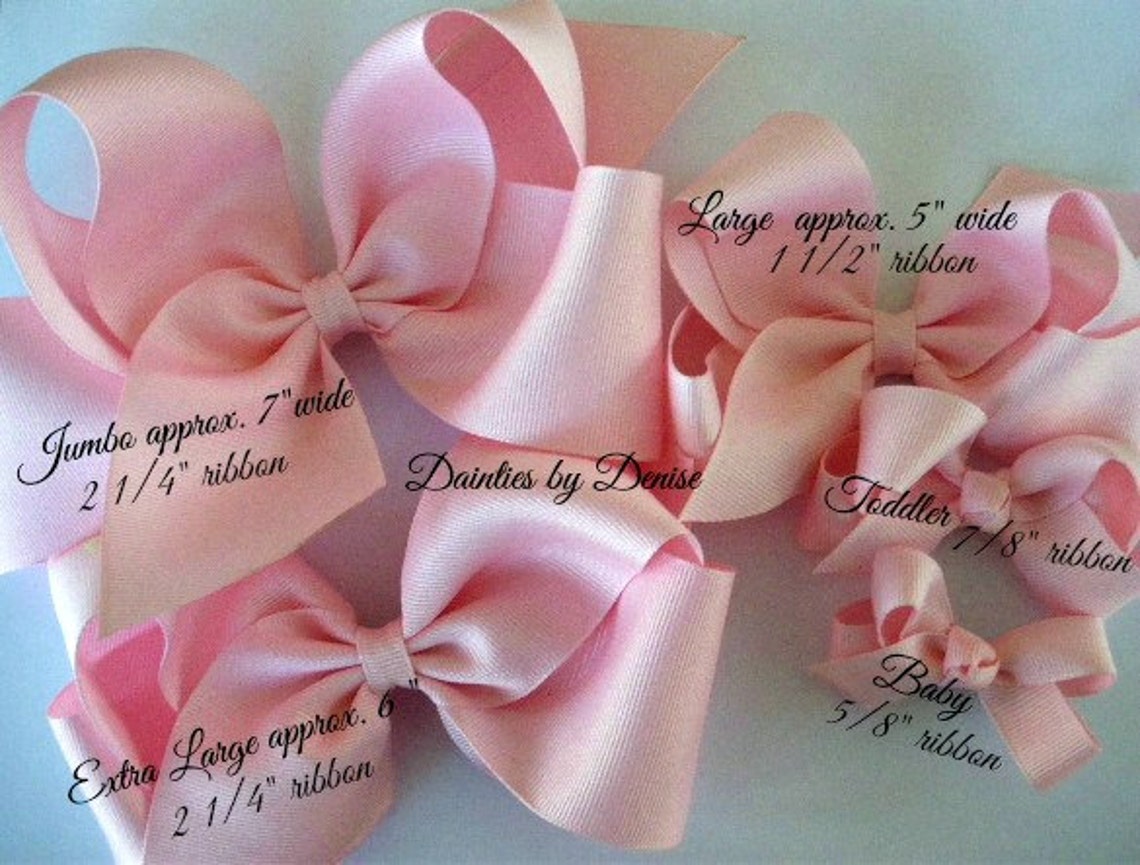 15 Extra Large Grosgrain Boutique Bows You Pick the Colors - Etsy