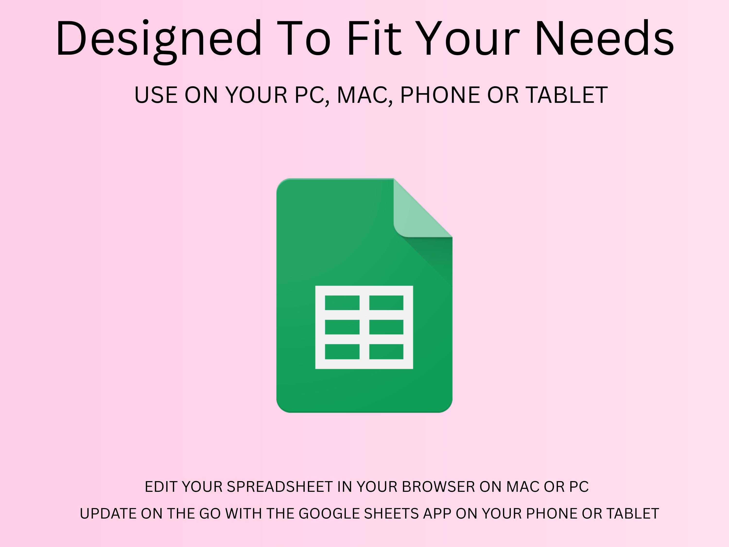 Monthly Budget Google Sheets Template: Finance Tracker (digital ...