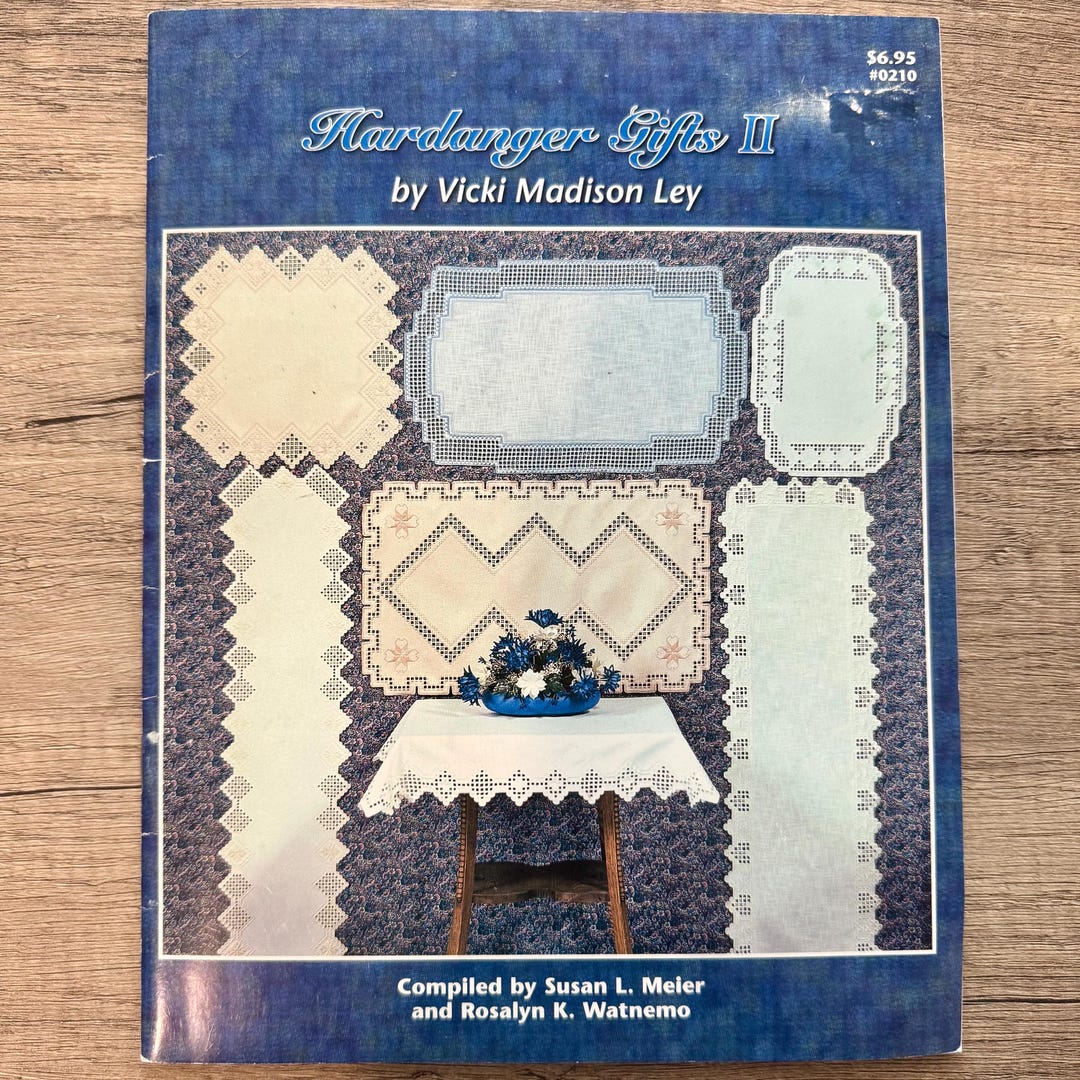 Vintage Hardanger Embroidery Pattern Book – Hardanger Gifts II by Vicki ...