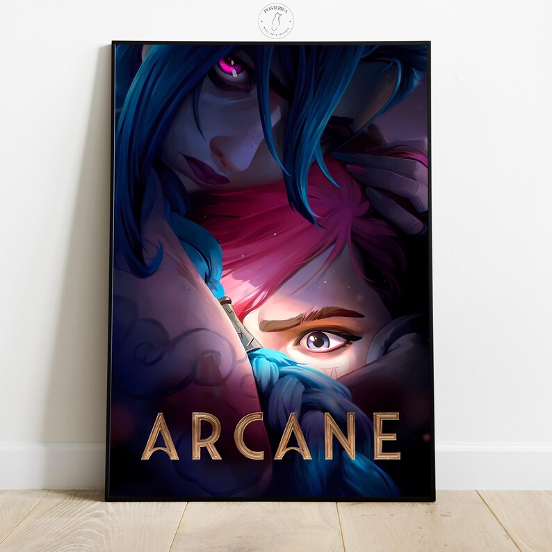 Arcane Poster | Tv Series Wall Art | Gamer Room Decor | Animated Series ...