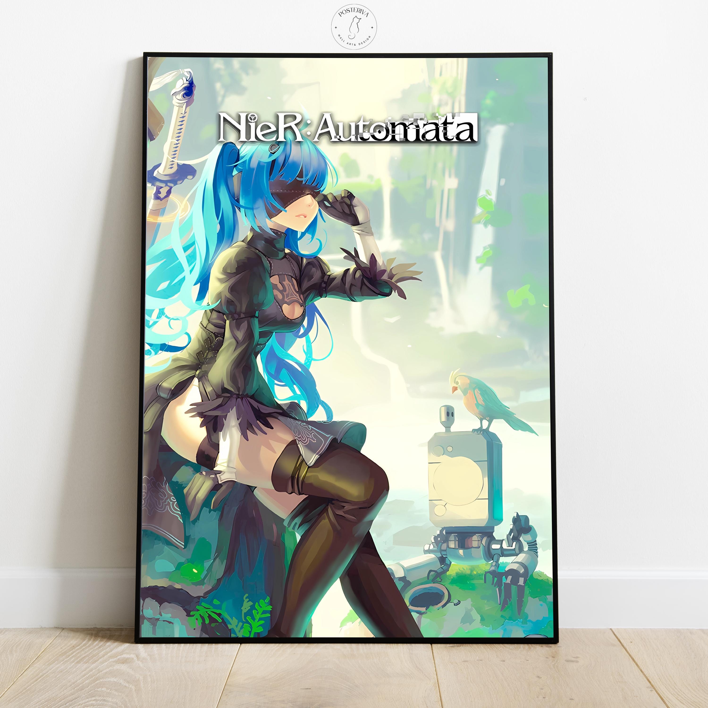Nier Automata Poster | Video Game Wall Art | Gamer Room Decor | Game ...