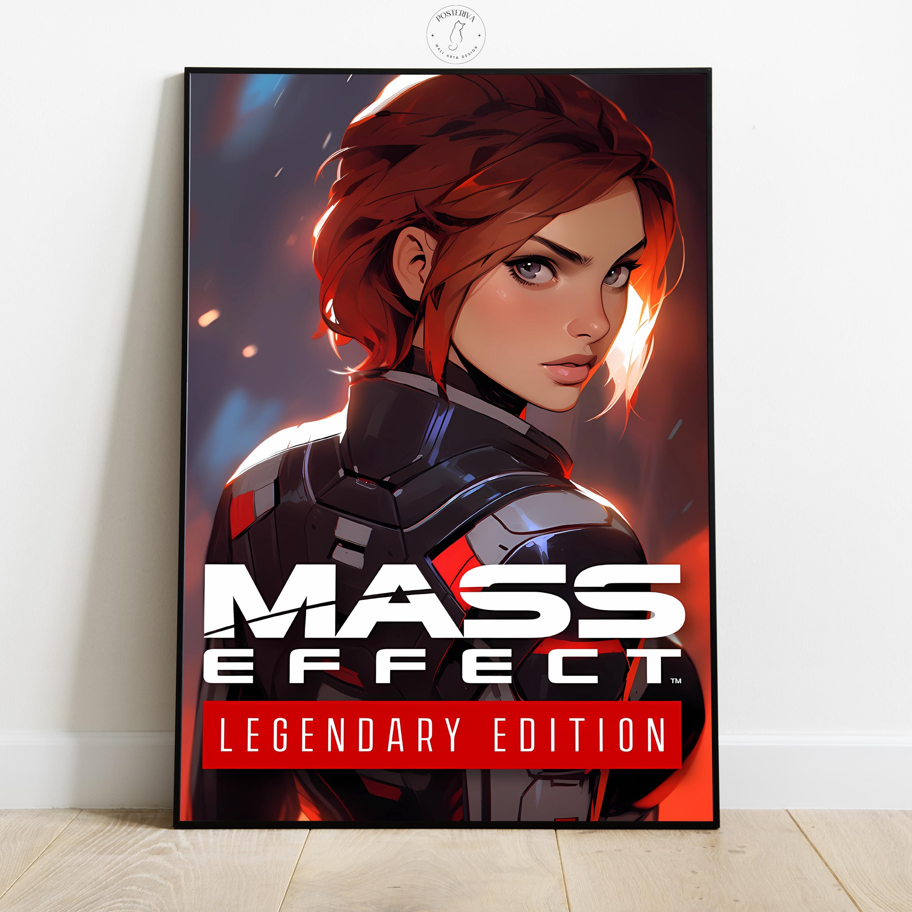 Mass Effect Poster | Video Game Wall Art | Gamer Room Decor | Game ...