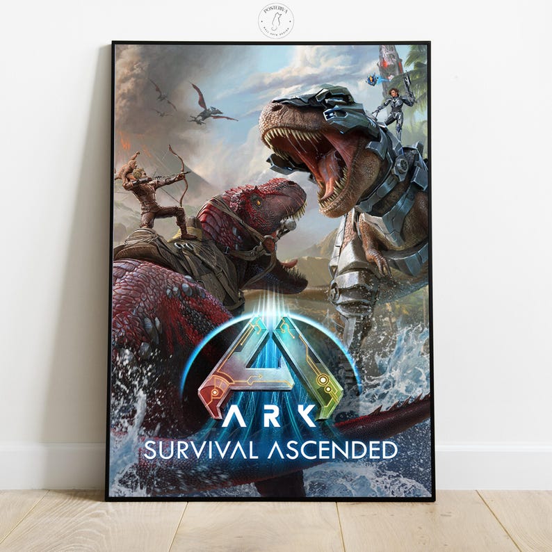 Ark Survival Ascended Poster: Video Game Wall Art - Etsy