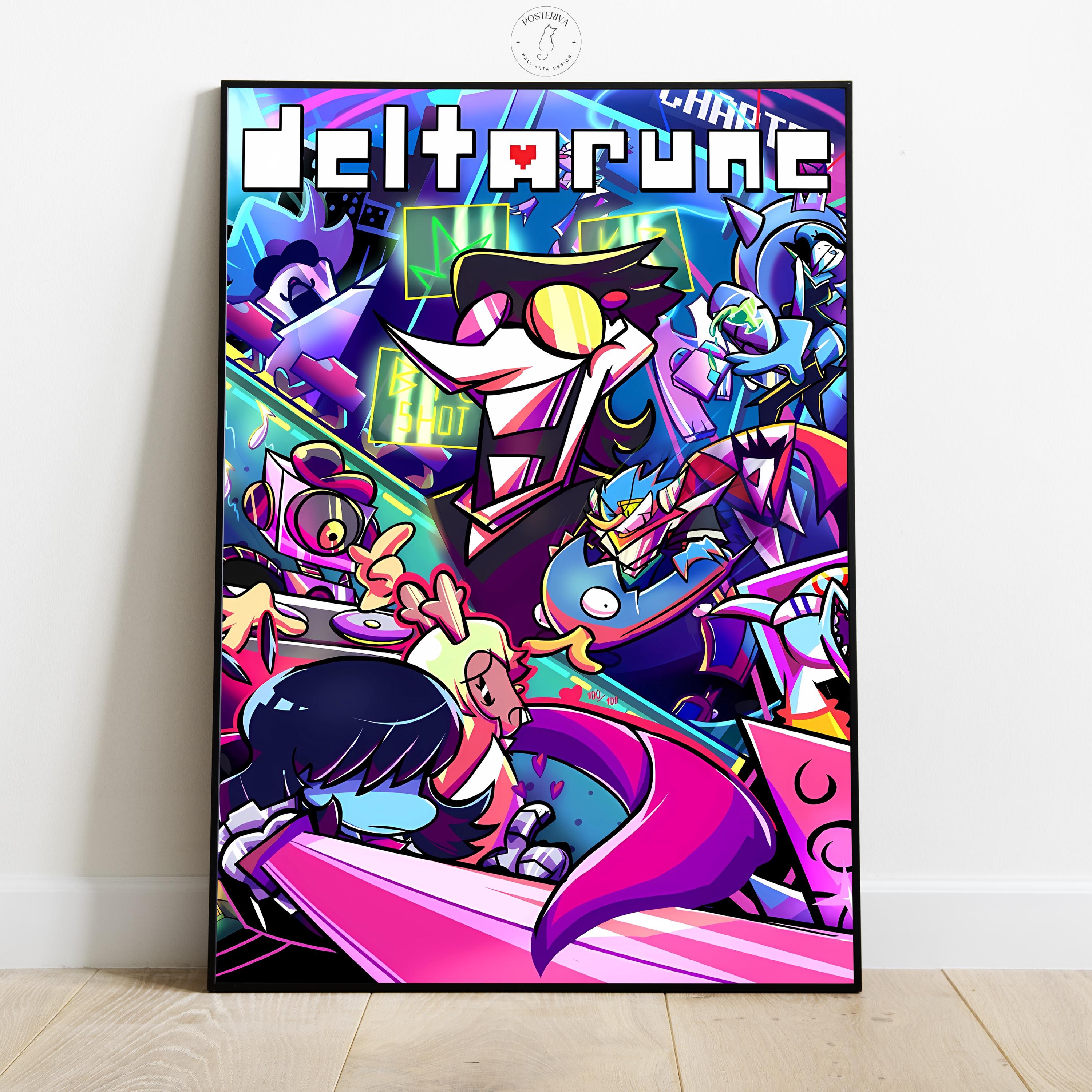Deltarune Poster | Video Game Wall Art | Gamer Room Decor | Game Poster ...