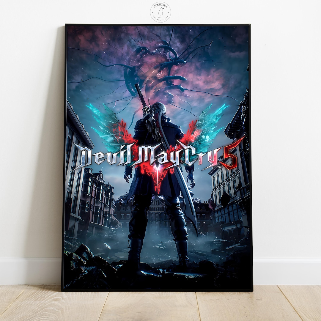 Devil May Cry Poster | Video Game Wall Art | Gamer Room Decor | Game ...
