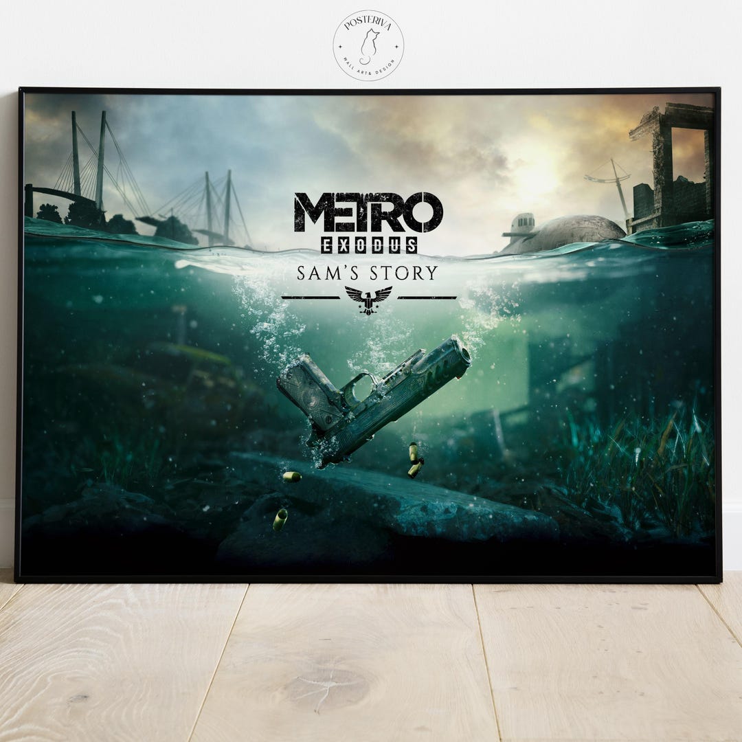 Metro Exodus Poster | Video Game Wall Art | Gamer Room Decor | Game ...