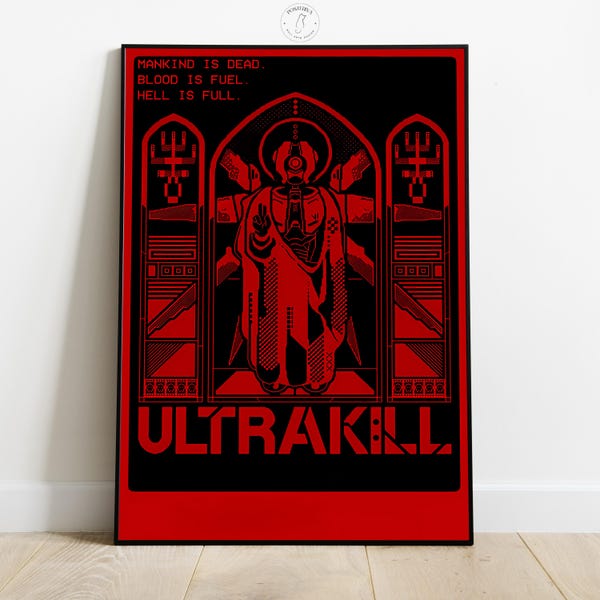Ultrakill Poster - Etsy