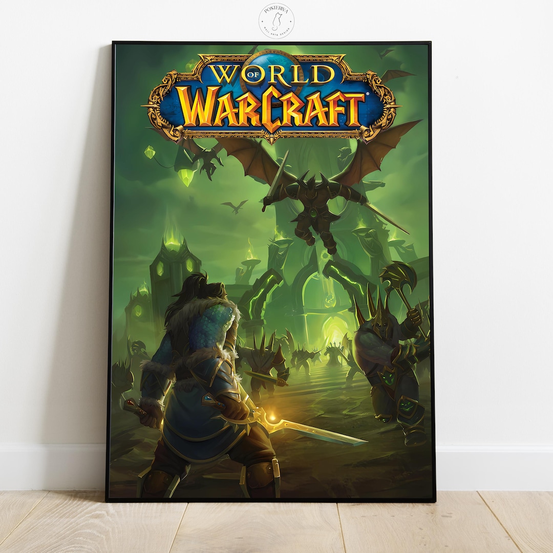 World of Warcraft Poster | Premium Gamer Room Wall Art - Etsy