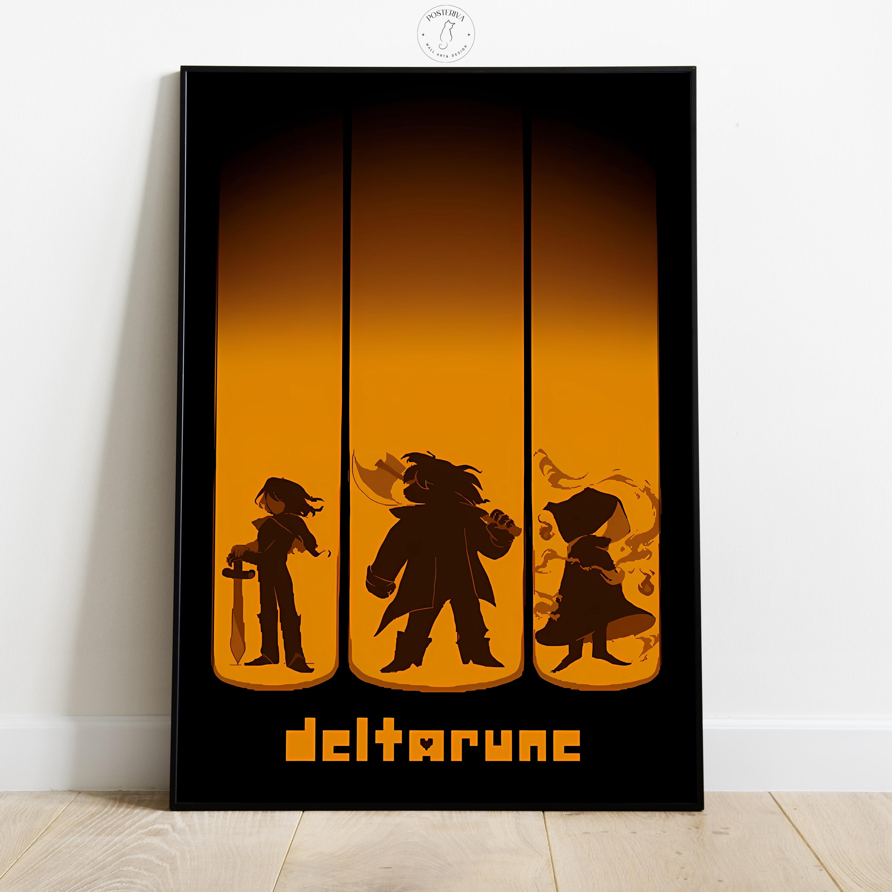 Deltarune Poster | Video Game Wall Art | Gamer Room Decor | Game Poster ...