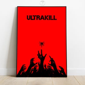 Ultrakill Poster | Premium Video Game Wall Art - Etsy