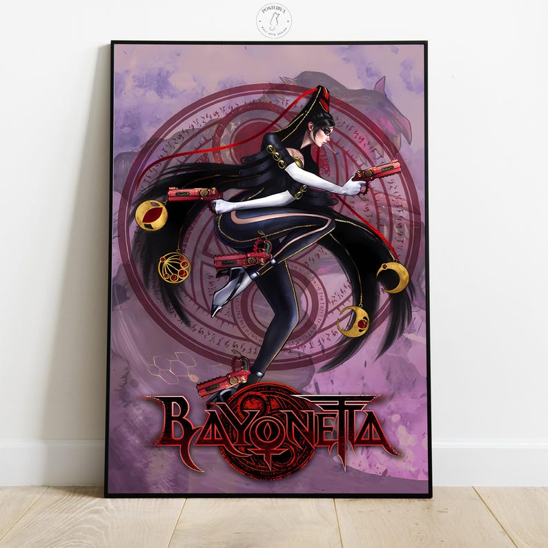 Bayonetta Poster | Video Game Wall Art | Gamer Room Decor | Game Poster ...