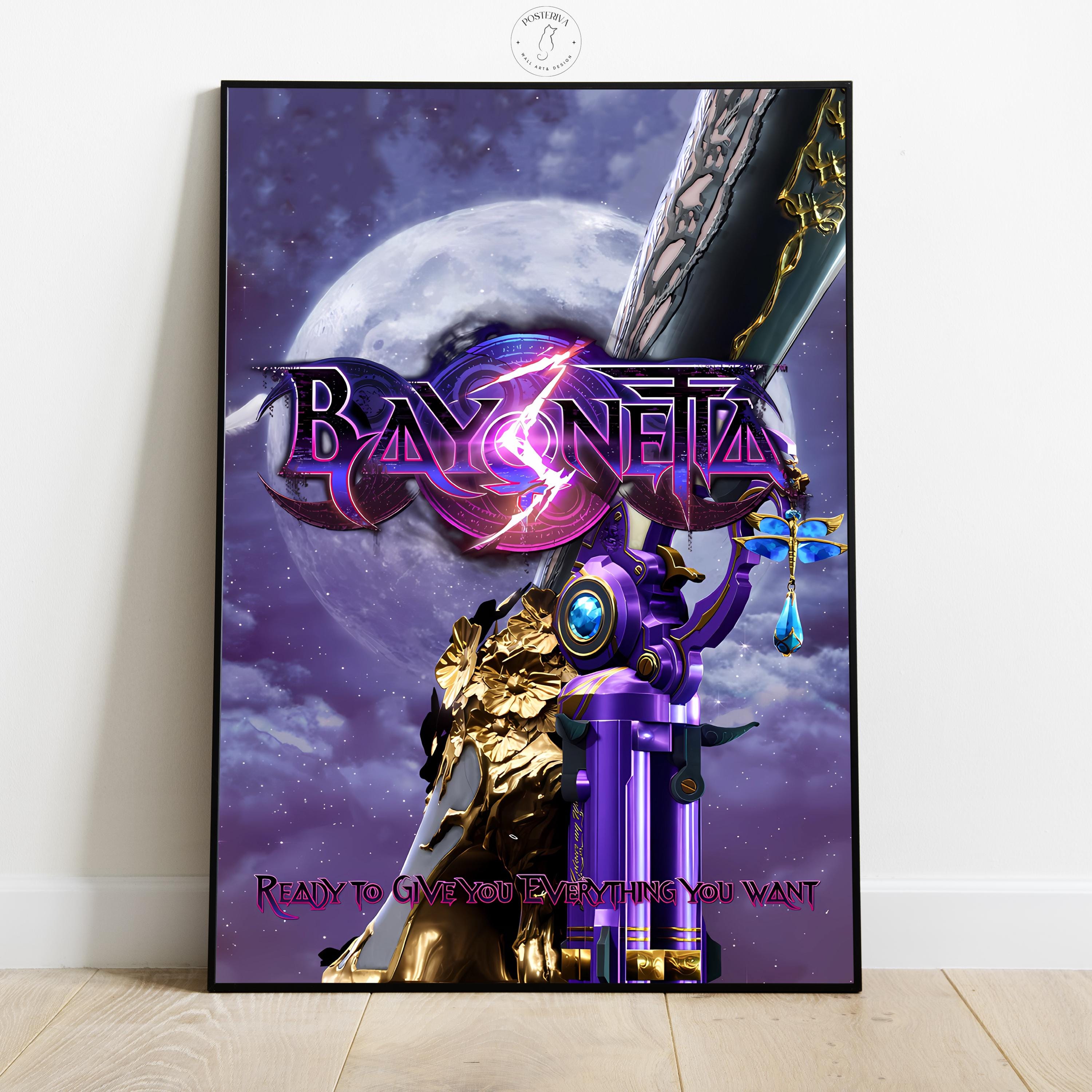 Bayonetta Poster | Video Game Wall Art | Gamer Room Decor | Game Poster ...