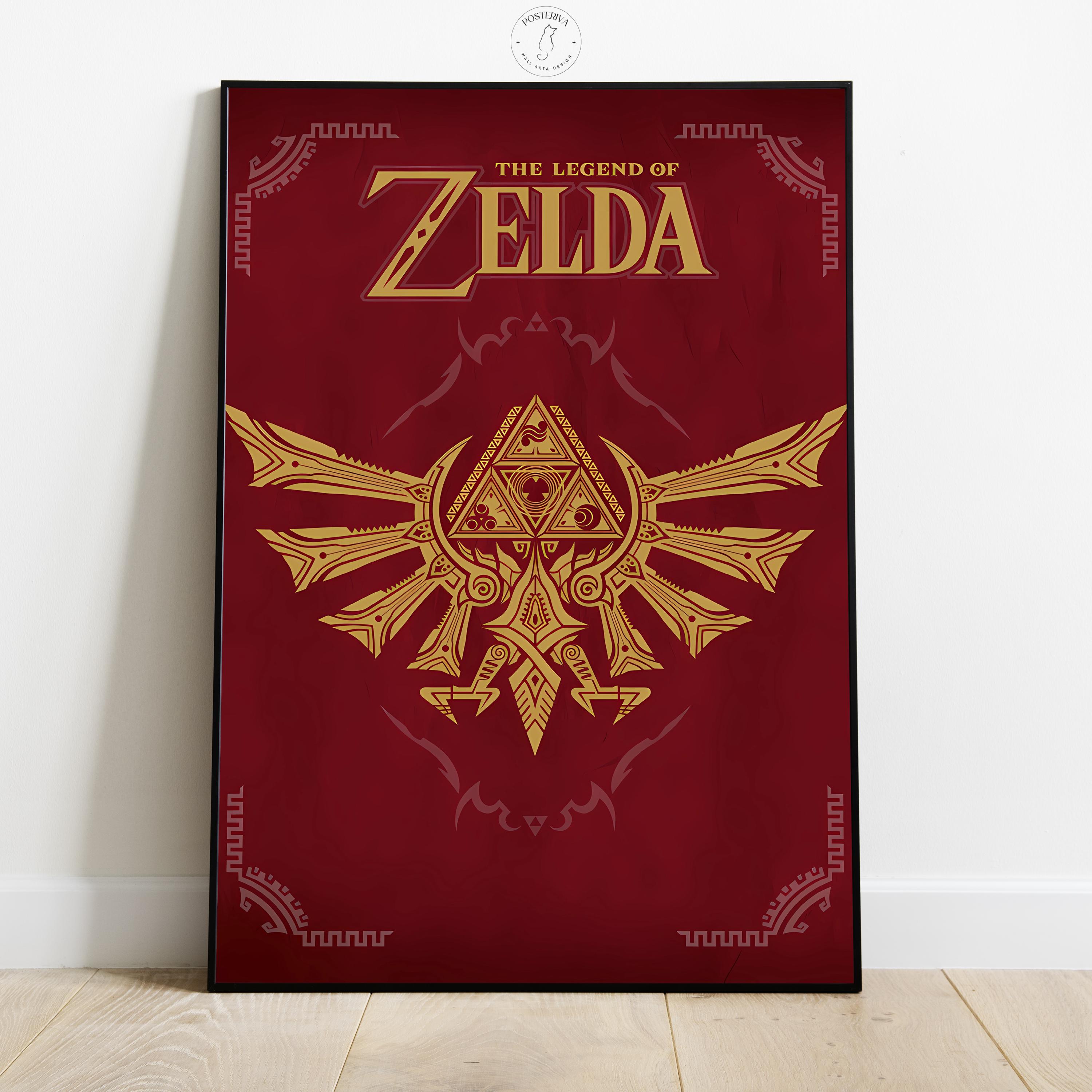 Zelda Breath of the Wild Poster: Gamer Room Wall Art - Etsy