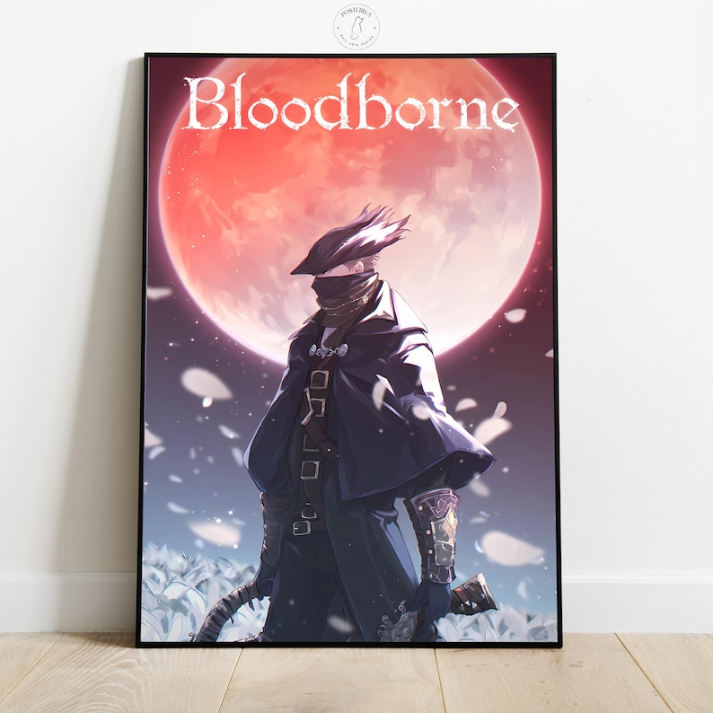 Bloodborne Poster | Premium Video Game Wall Art - Etsy