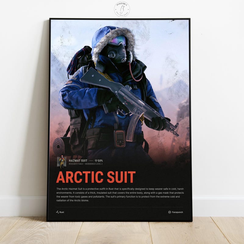 Rust Game Art Wall Room - Etsy