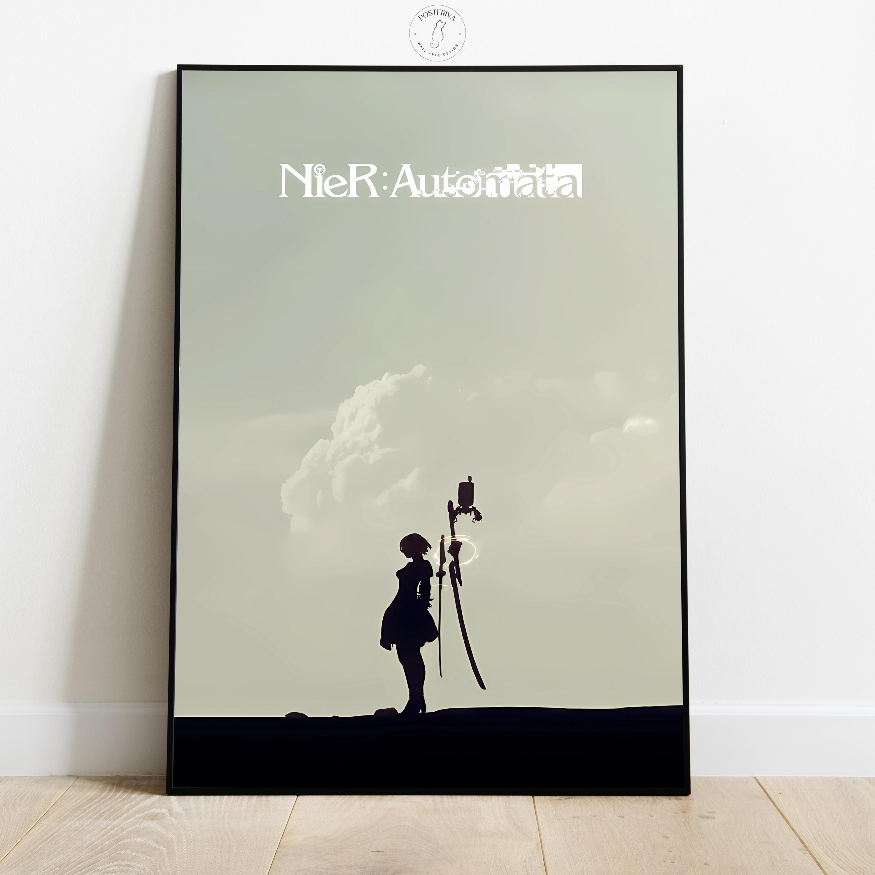 Nier Automata Poster | Video Game Wall Art | Gamer Room Decor | Game ...
