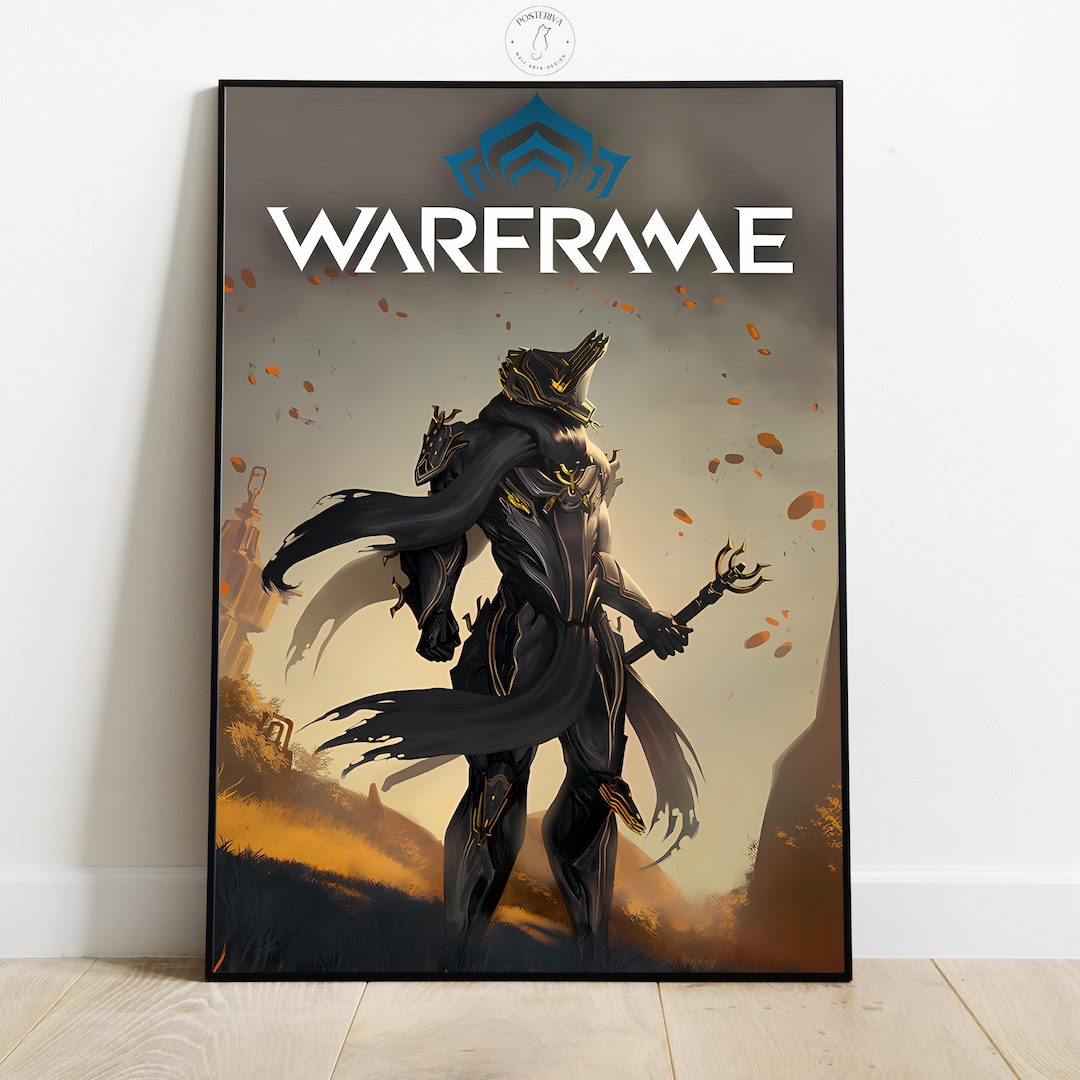Warframe Poster | Video Game Wall Art | Gamer Room Decor | Game Poster ...