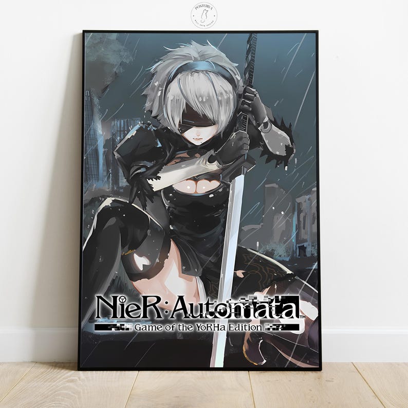 Nier Automata Poster | Premium Video Game Wall Art - Etsy