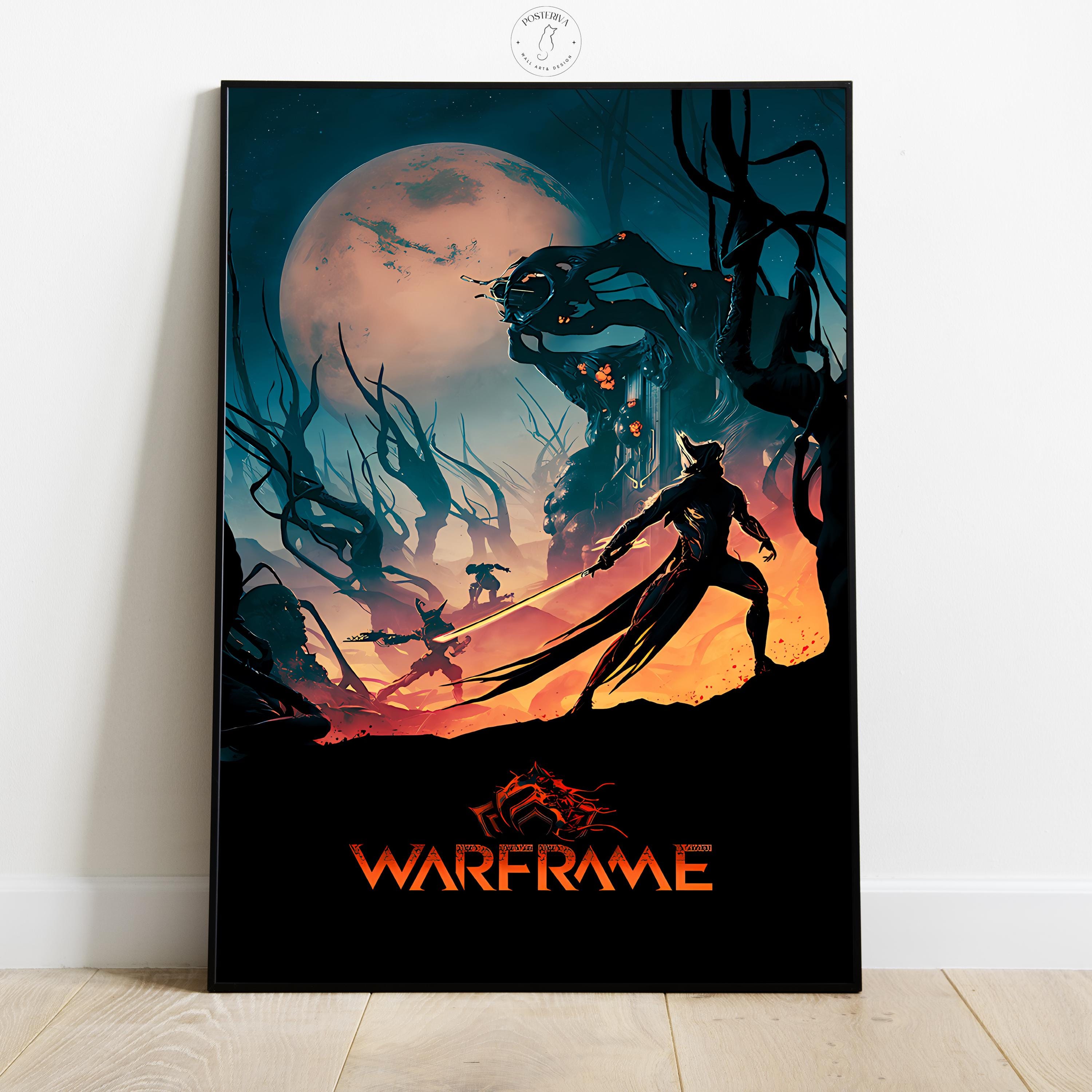 Warframe Poster | Video Game Wall Art | Gamer Room Decor | Game Poster ...