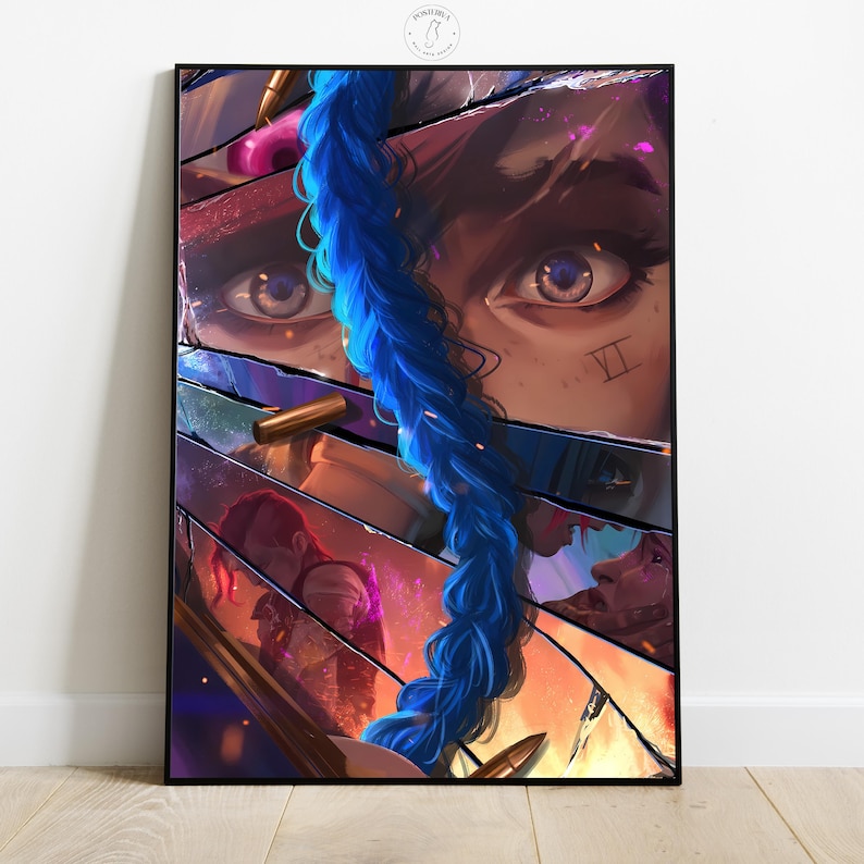Arcane Poster | Tv Series Wall Art | Gamer Room Decor | Animated Series ...
