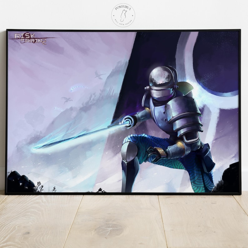Risk of Rain 2 Poster | Premium Video Game Art Print - Etsy