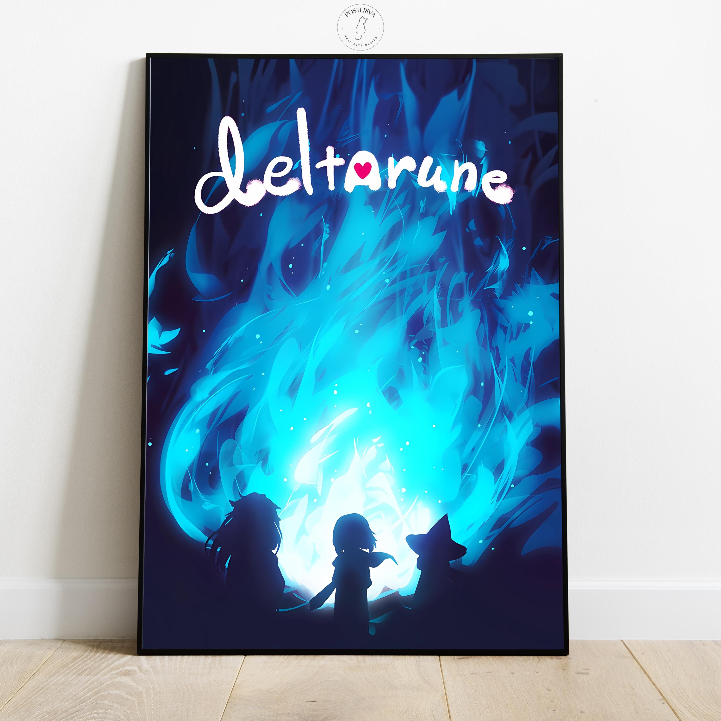 Deltarune Poster | Video Game Wall Art | Gamer Room Decor | Game Poster ...