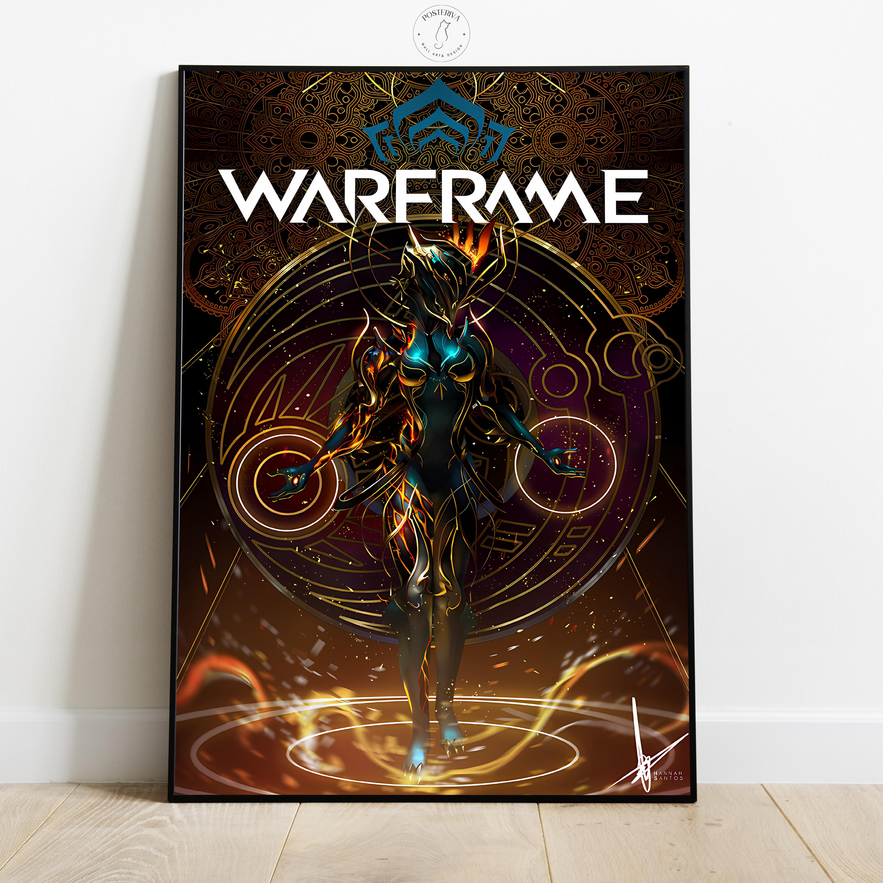 Warframe Poster | Video Game Wall Art | Gamer Room Decor | Game Poster ...