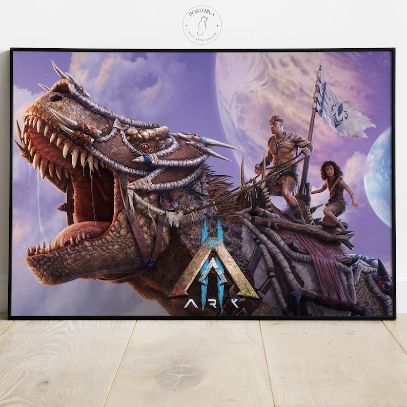 Ark Survival Ascended Poster: Video Game Wall Art - Etsy