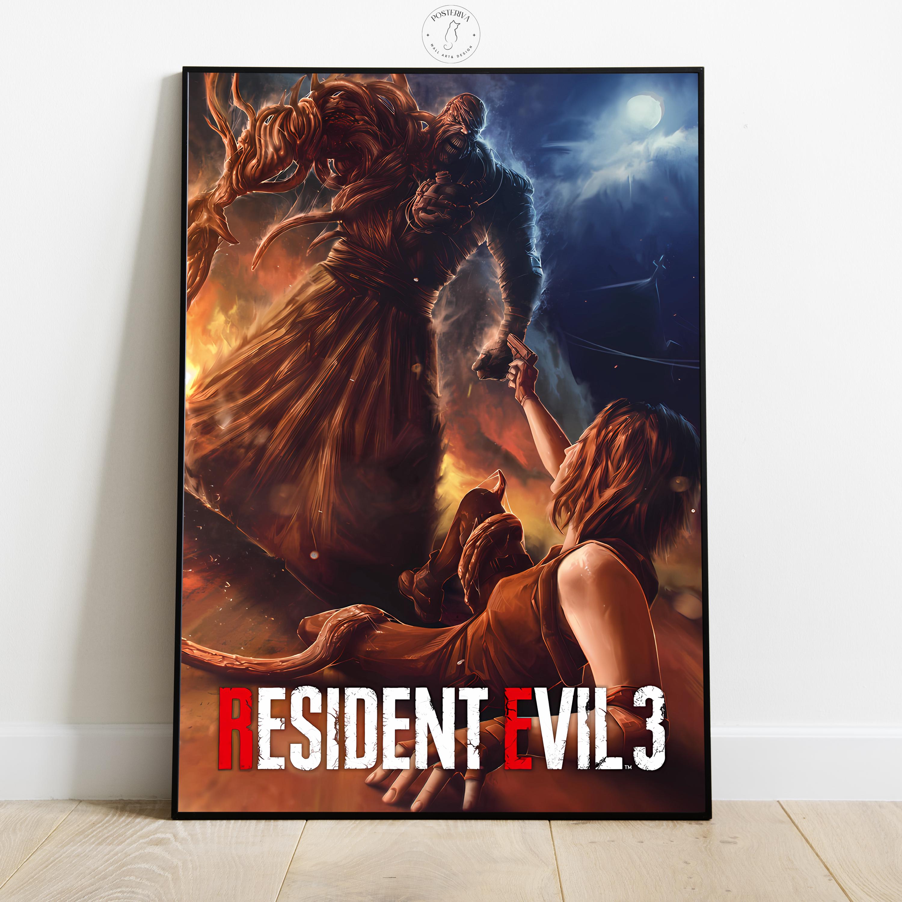 Resident Evil 3 Poster | Premium Video Game Wall Art - Etsy