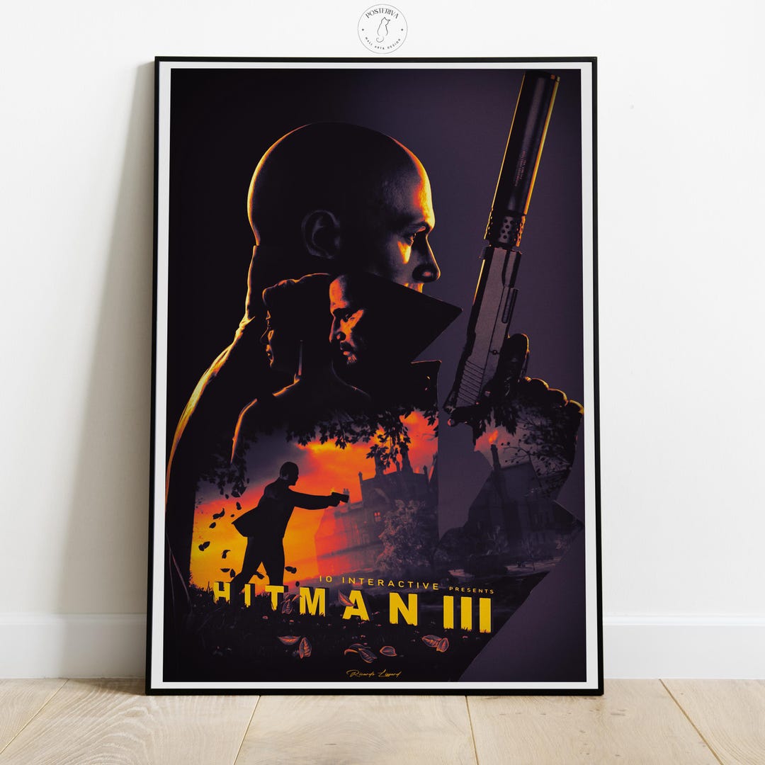 Hitman 3 Poster | Video Game Wall Art | Gamer Room Decor | Game Poster ...
