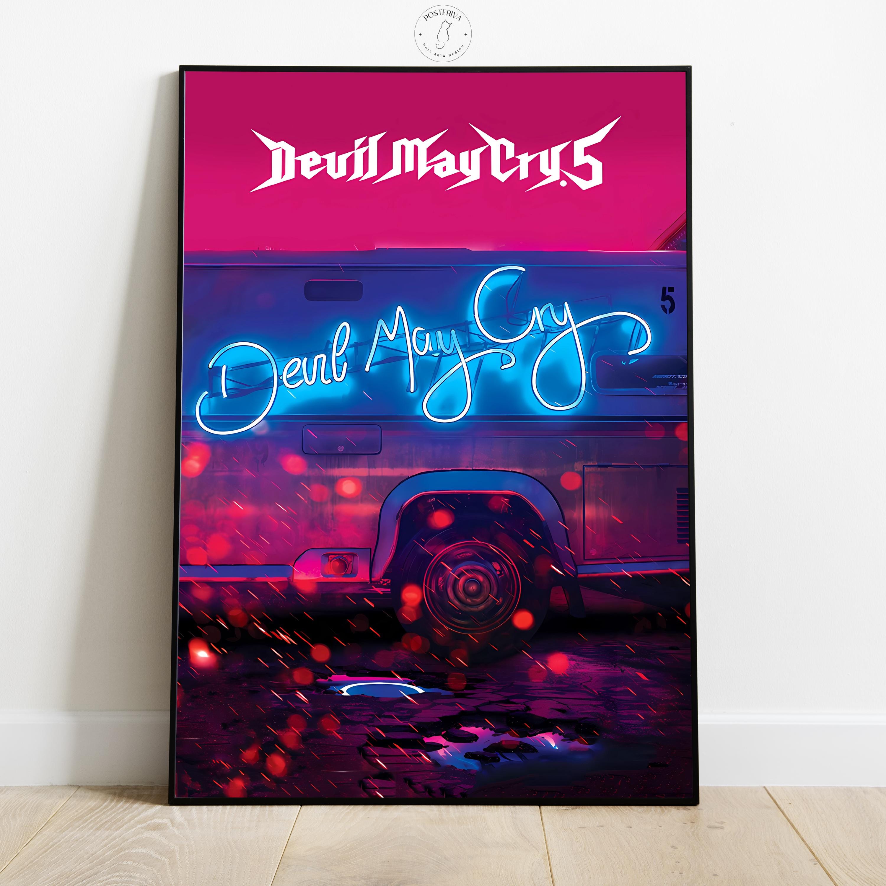 Devil May Cry 5 Poster | Premium Video Game Wall Art - Etsy