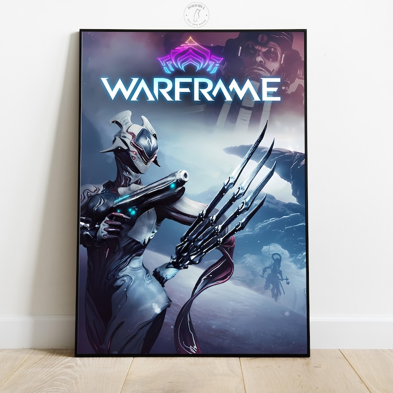 Warframe Poster | Video Game Wall Art | Gamer Room Decor | Game Poster ...