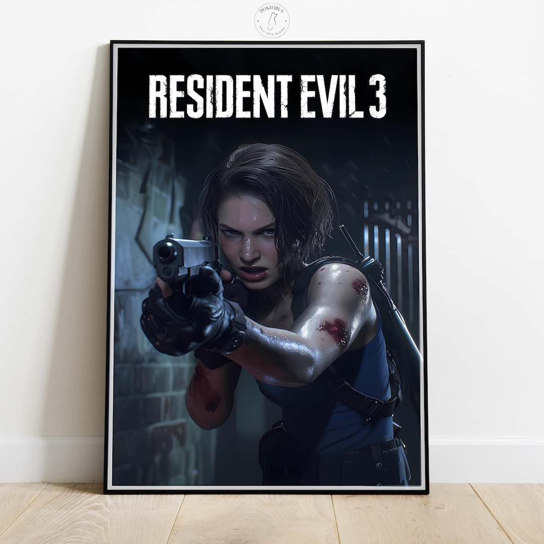 Resident Evil 3 Poster | Gamer Room Wall Art - Etsy