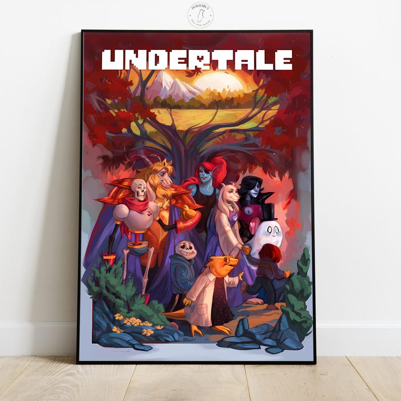 Undertale Poster: Video Game Wall Art for Gamers - Etsy