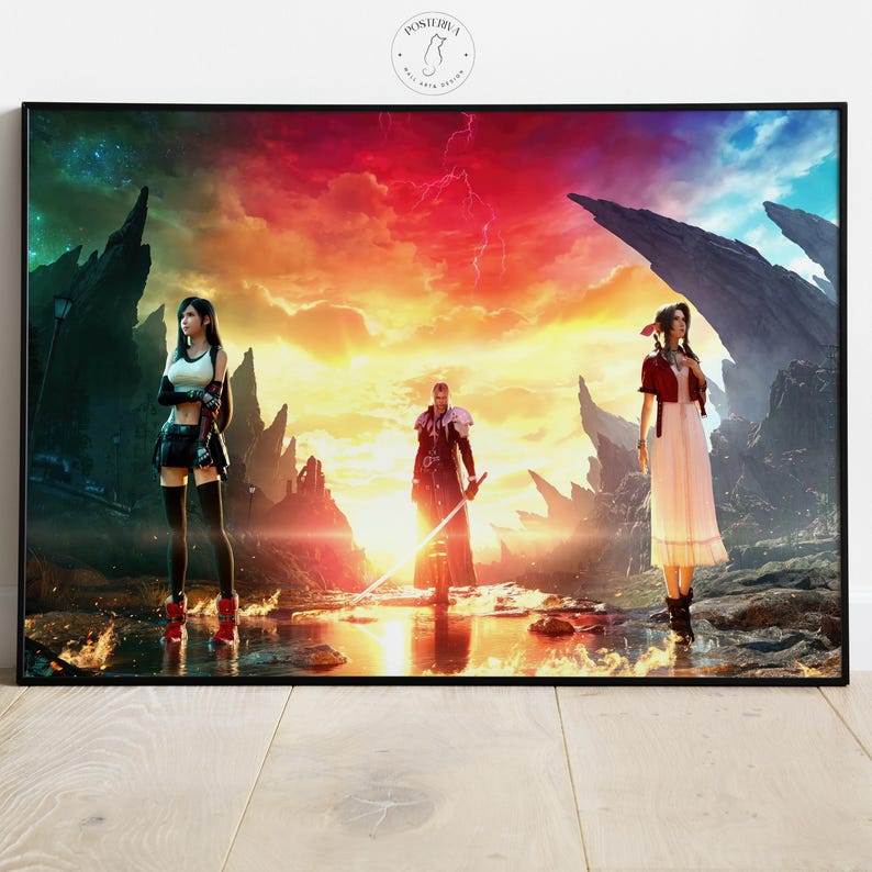 Final Fantasy VII Poster: Gamer Room Wall Art - Etsy
