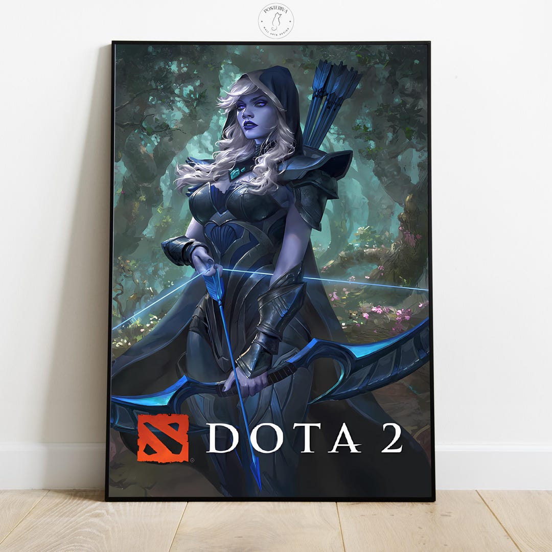 Dota 2 Poster | Video Game Wall Art | Gamer Room Decor | Game Poster ...