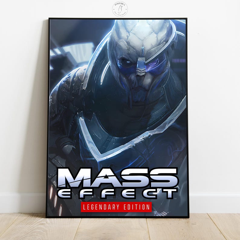 Mass Effect Poster | Video Game Wall Art | Gamer Room Decor | Game ...