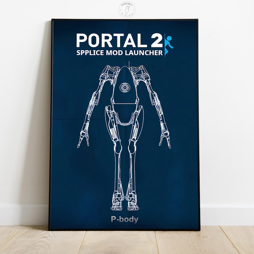 Portal 2 Poster | Video Game Wall Art | Gamer Room Decor | Home Decor ...