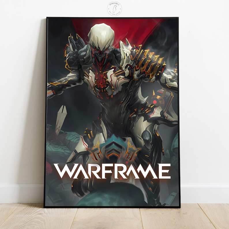 Warframe Poster | Video Game Wall Art | Gamer Room Decor | Game Poster ...