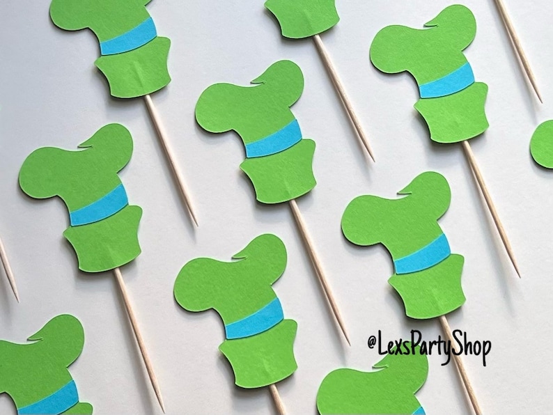 Goofy Cupcake Toppers Goofy Cupcake Picks Goofy Party Theme - Etsy
