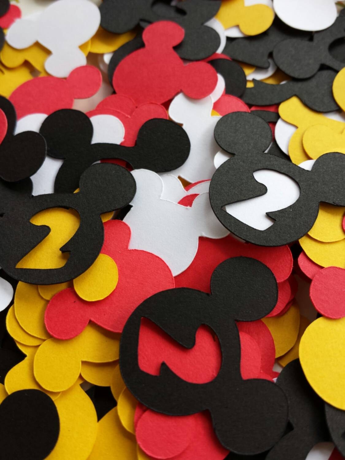 Disney Mickey Mouse Confetti: 200 Disney Mickey Mouse Custom - Etsy