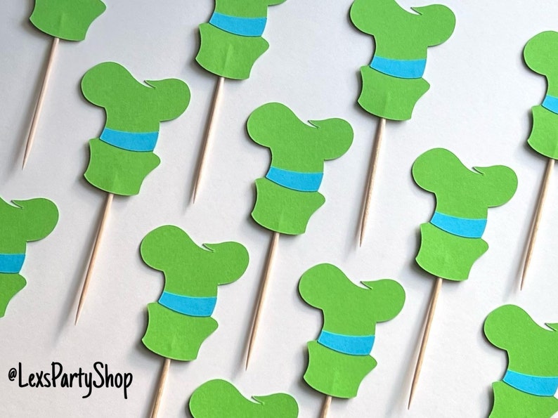 Goofy Cupcake Toppers Goofy Cupcake Picks Goofy Party Theme - Etsy