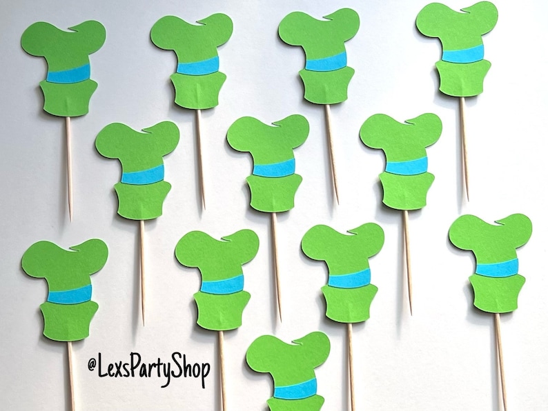 Goofy Cupcake Toppers Goofy Cupcake Picks Goofy Party Theme - Etsy