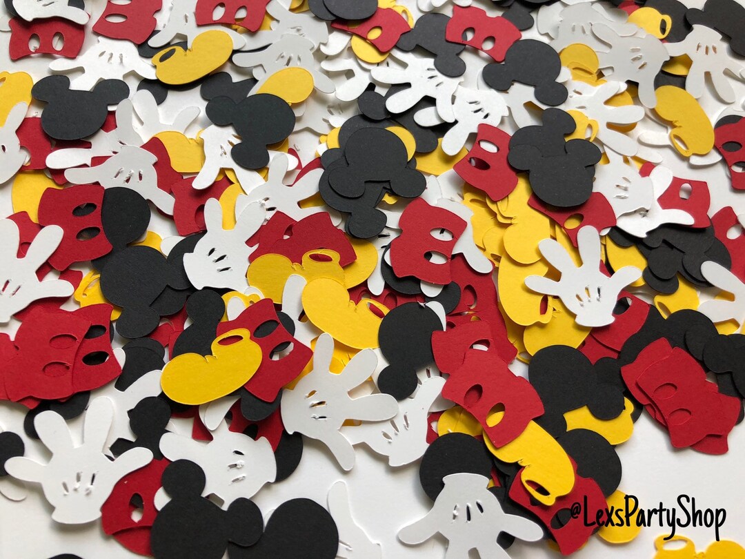 Mickey Mouse Confetti, Mickey Mouse, Mickey Confetti, Mickey Mouse ...