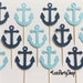 Anchor Cupcake Toppers Nautical Cupcake Toppers Nautical - Etsy